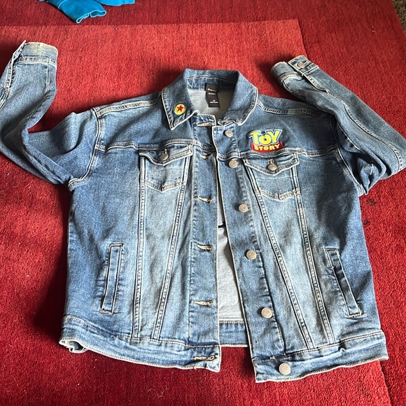 Disney | Jackets & Coats | Disney Vintage Toy Story Embroidered Patch ...